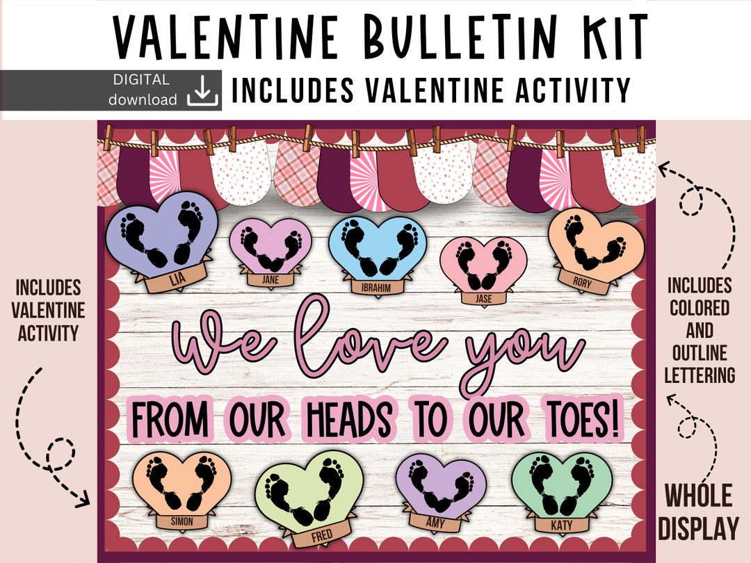 Valentine Bulletin Board | February Bulletin Board | Seasonal Bulletin ...