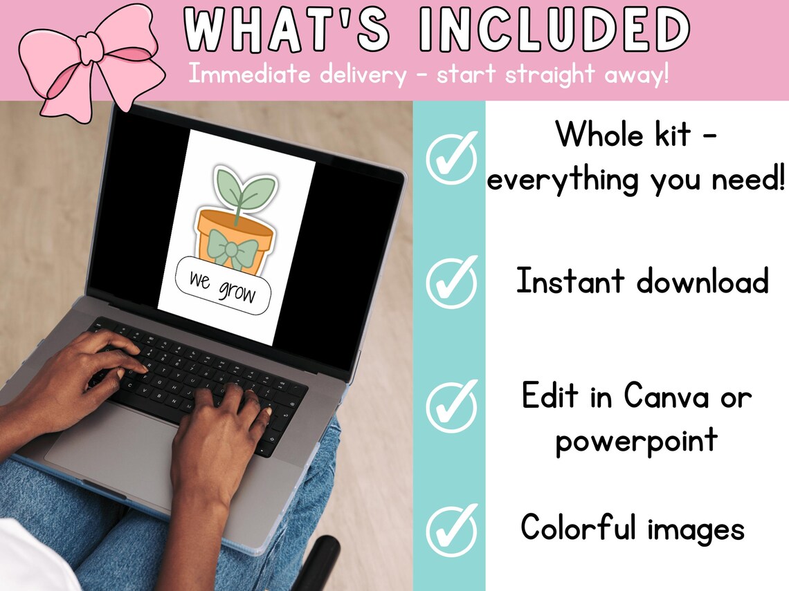 Coquette Classroom Bulletin Board Kit: Pastel Bow Decor (PDF Download ...