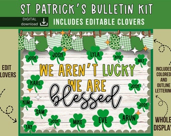St. Patrick's Day Bulletin Board Kit | Lucky Charms | Christian ...