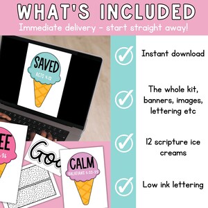 Jesus Summer Bulletin Board | God Ice Cream Bulletin Board | Beach ...