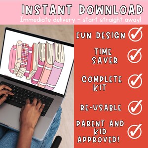 Library Valentine Bulletin Board | Books Bulletin Kit | Reading ...