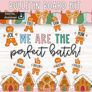 Gingerbread Bulletin Board | Christmas Classroom Decor | Holiday ...