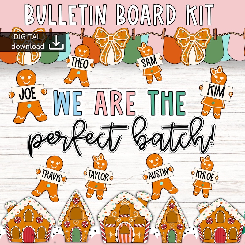 Gingerbread House Classroom Decorations - Etsy