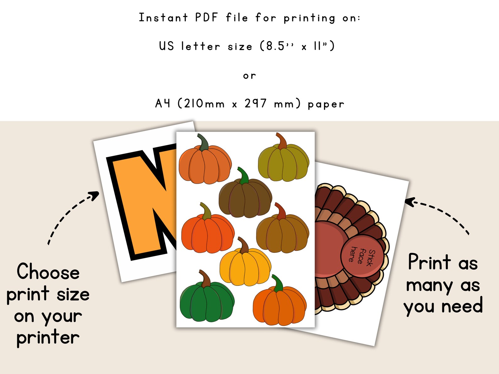Thanksgiving Bulletin Board Kit | Classroom Decor for Thanksgiving ...