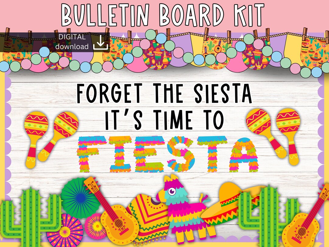 Cinco De Mayo Bulletin Board | May Bulletin Board | Fiesta Bulletin ...