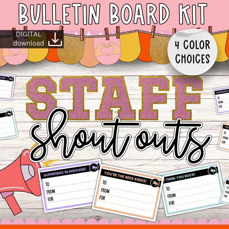 Employee Shoutout Board - Etsy