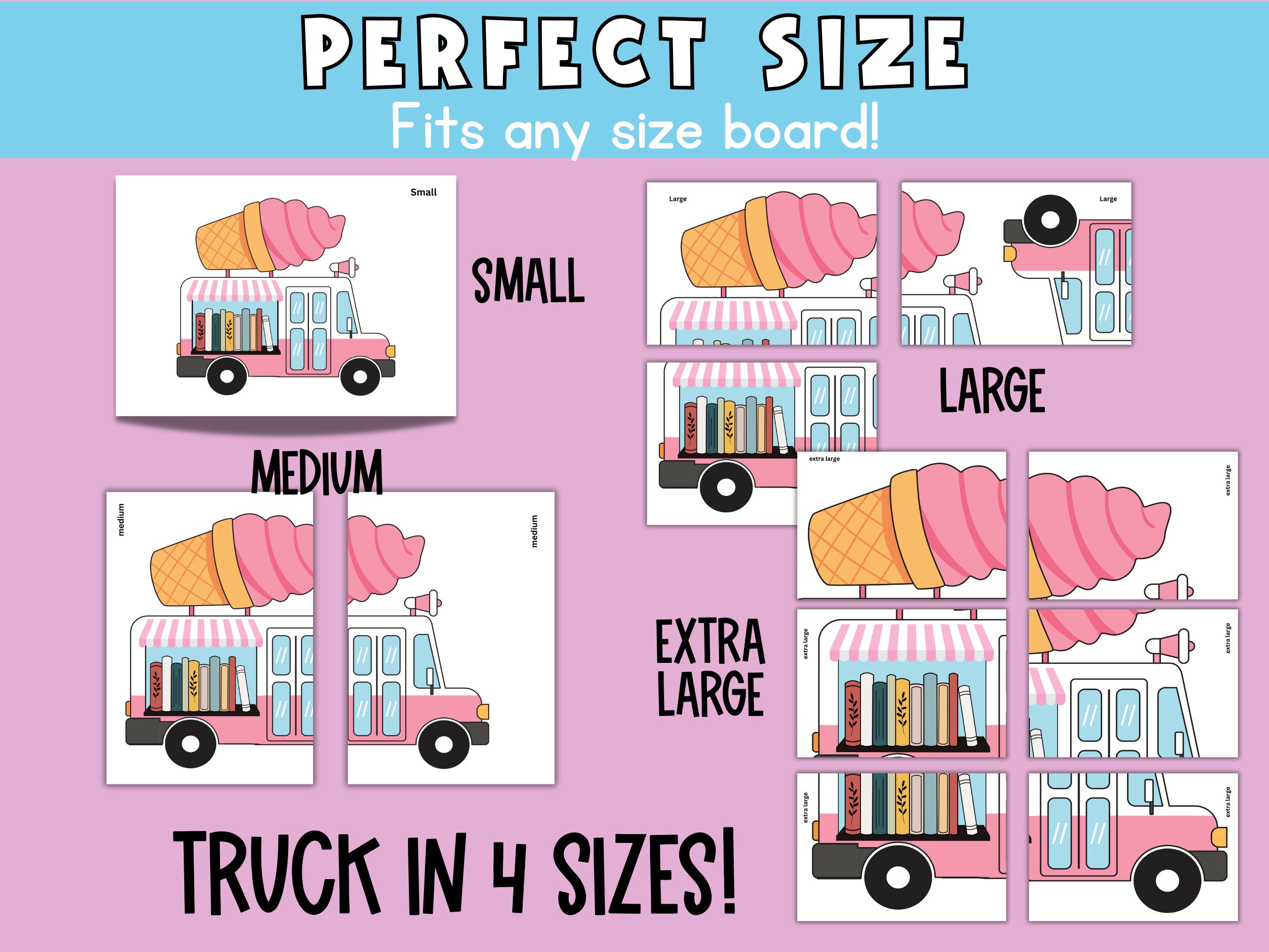 Library Bulletin Board | Summer Reading Bulletin Board | Ice Cream ...