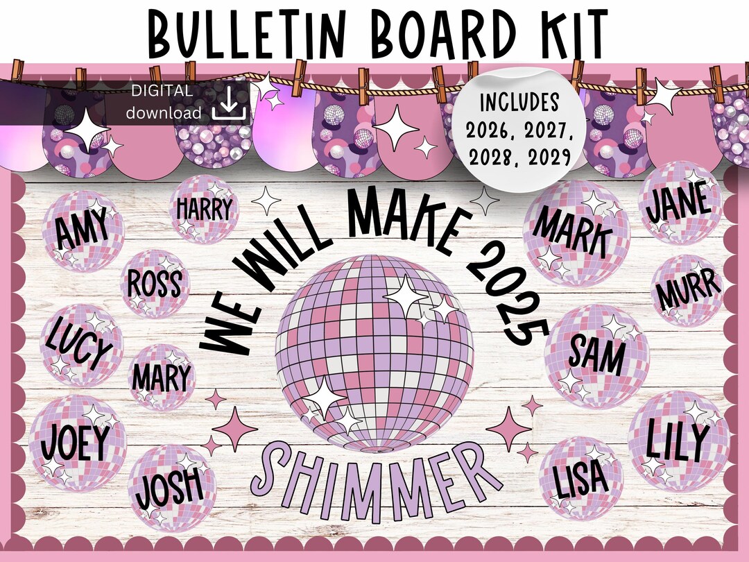 New Year Bulletin Board | January Bulletin Board | Bulletin Board ...