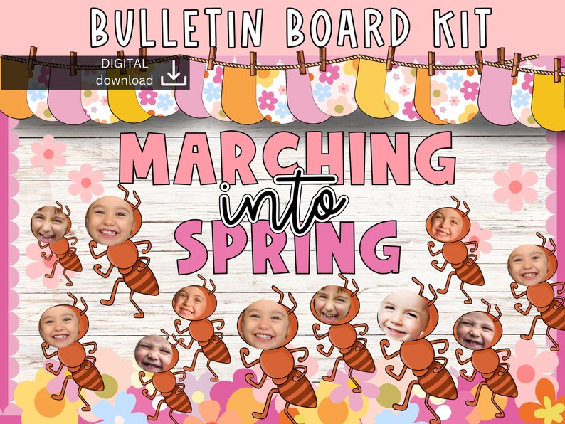 March Bulletin Board | Spring Bulletin Board | Easy Bulletin Board ...