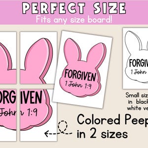 Easter Bulletin Board | Peeps Christian Bulletin Board | Religious ...