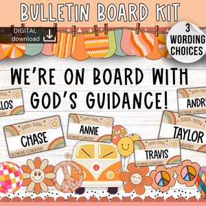 Back to School Bulletin Board | Christian Bulletin Board | Jesus ...