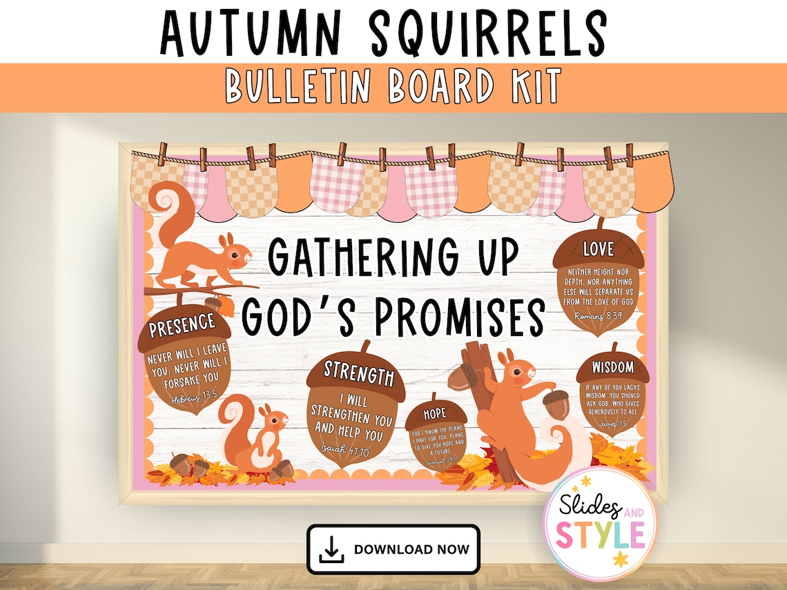 Religious Fall Bulletin Board | Autumn Christian Bulletin Board ...