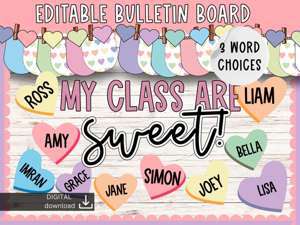 Cute Bulletin Board | Valentine Bulletin Board | Positive Bulletin ...