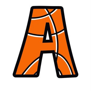 Alphabet Bulletin Board | March Madness Lettering | Basketball ...