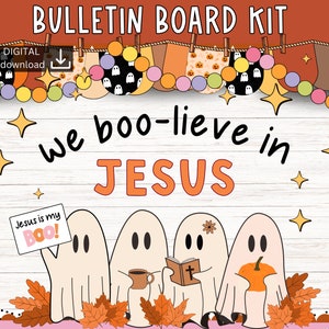 Holy Ghost Bulletin Board | Hocus Pocus Jesus is Our Focus | Halloween ...
