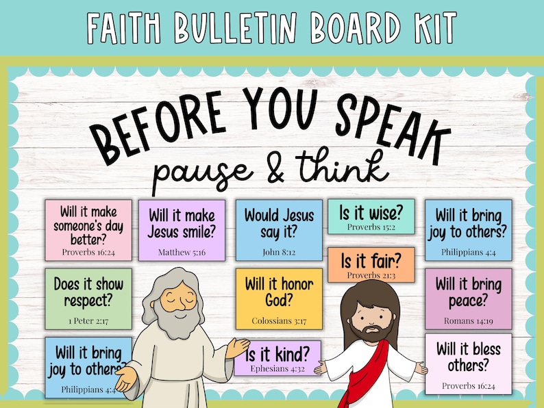 Faith Bulletin Board | Jesus Bulletin Board | Church Bulletin Board ...