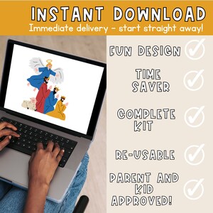 Nativity Bulletin Board | Christian Classroom Decor | Bible Verse ...