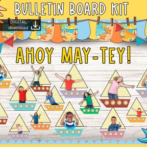 May Bulletin Board | Summer Classroom Decor | Beach Bulletin Board ...