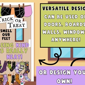 Halloween Bulletin Board Kit | Trick or Treat Bulletin Board | Spooky ...