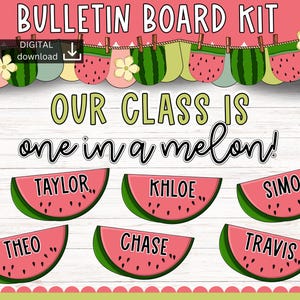 Summer Bulletin Board | End of Year Bulletin Board | One in a Melon ...