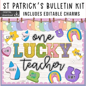 St Patrick’s Day Bulletin Board | Lucky Charms Bulletin Board | Easy ...
