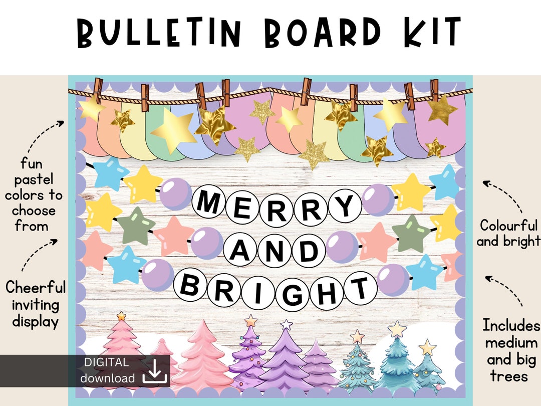 Friendship Bracelet Bulletin Board | Christmas Bulletin Board | Era ...