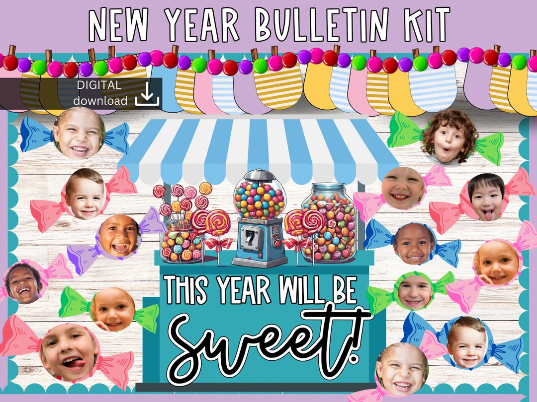 New Year Bulletin Board | January Bulletin Board | 2024 Bulletin Board ...
