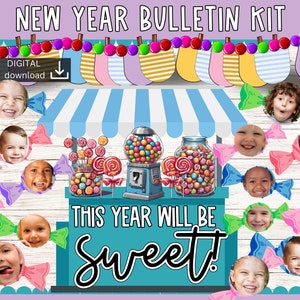New Year Bulletin Board | January Bulletin Board | 2024 Bulletin Board ...