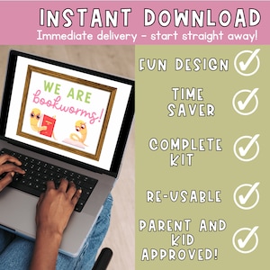 Book Shelf Bulletin Board | Reading Bulletin | Library Door Decor ...