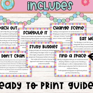 Test Prep Bulletin Board Finals Bulletin Exam Success Donut Stress ...