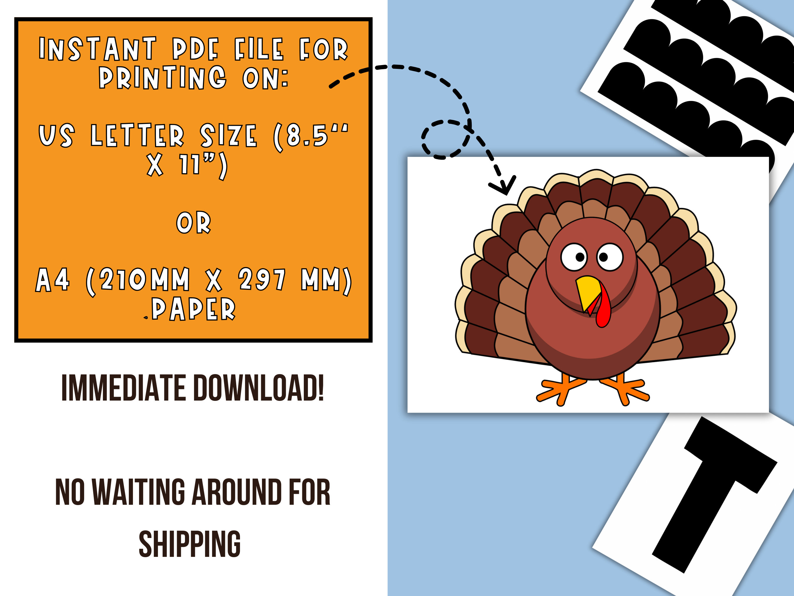 Thanksgiving Bulletin Board Kit Classroom Decor for - Etsy