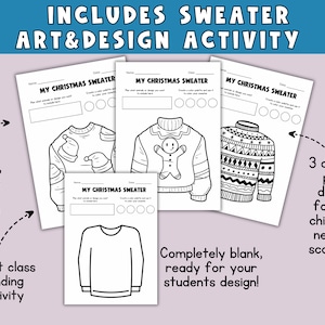 Modern Christmas Classroom Decor Printable | Pastel Cosy Christmas ...