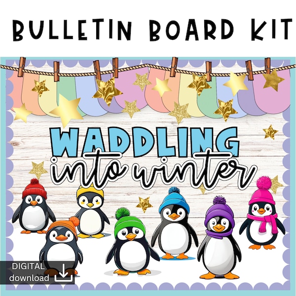 Penguin Bulletin Board - Etsy