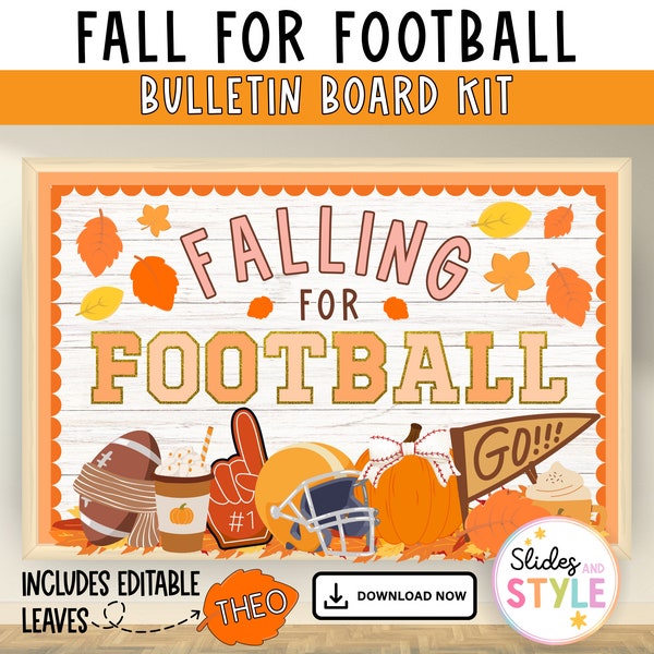 Football Themed Bulletin Board - Etsy