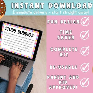 Test Prep Bulletin Board Finals Bulletin Exam Success Donut Stress ...