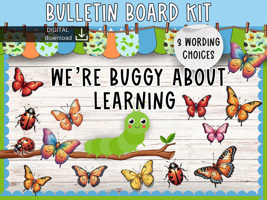 Spring Bulletin Board | Motivational Door Decor | Learning Bulletin ...