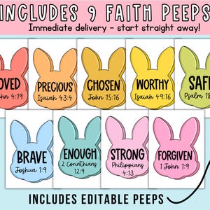 Easter Bulletin Board | Peeps Christian Bulletin Board | Religious ...
