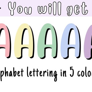 Alphabet Bulletin Board Kit | Calm Bulletin Lettering Decor | Muted ...