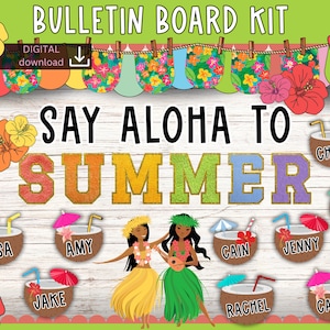 Summer Bulletin Board | Beach Bulletin Kit | Tropical Bulletin ...