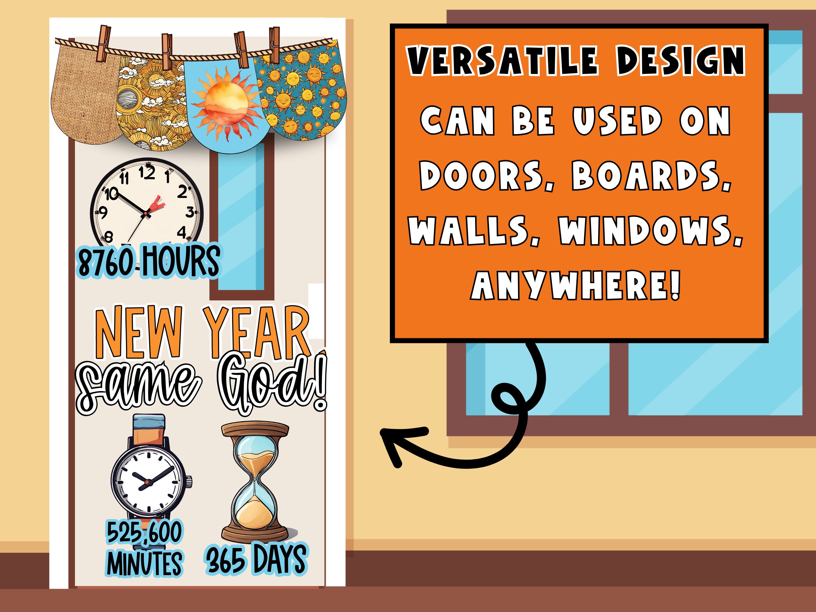 New Year Bulletin Board | Jesus Bulletin Board | Christian Bulletin ...