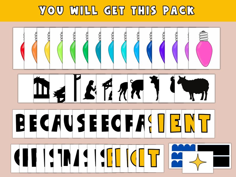 Nativity Bulletin Board Christian Classroom Decor Bible Verse Resource ...