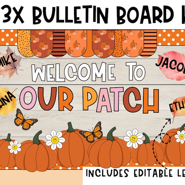 Fall Bulletin Board - Etsy