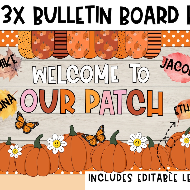 Fall Bulletin Board - Etsy