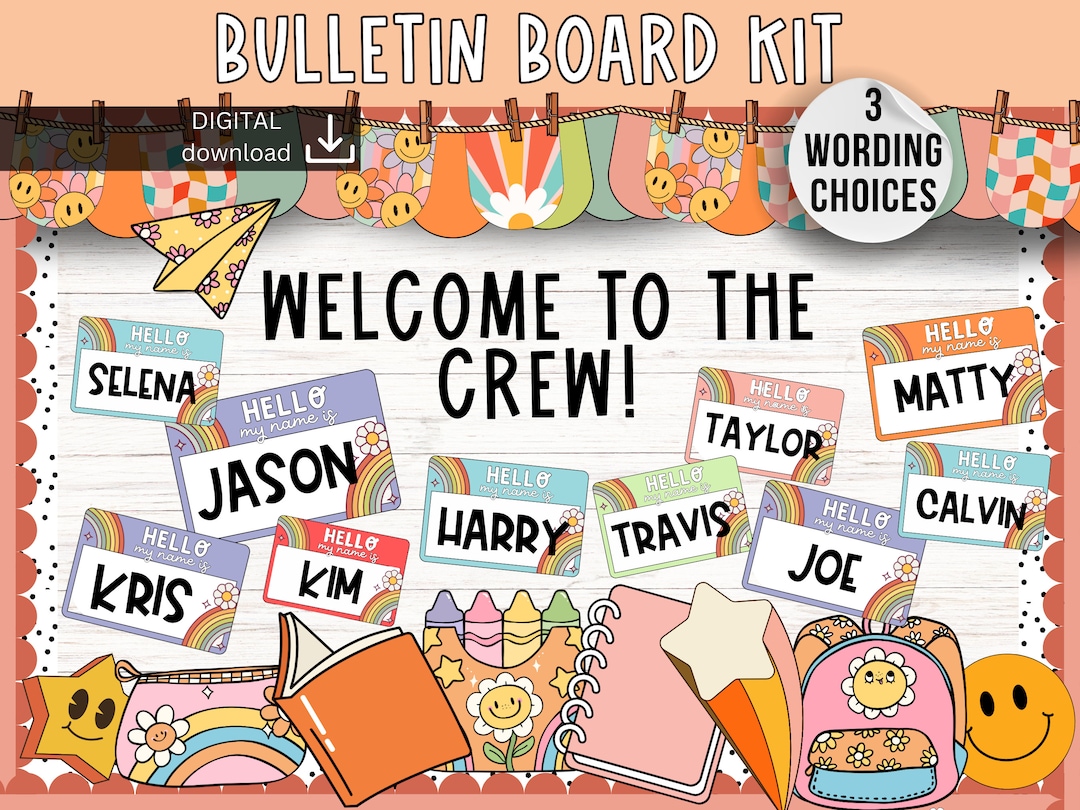 Welcome Back Bulletin Board | August Bulletin Board | New Year Bulletin ...