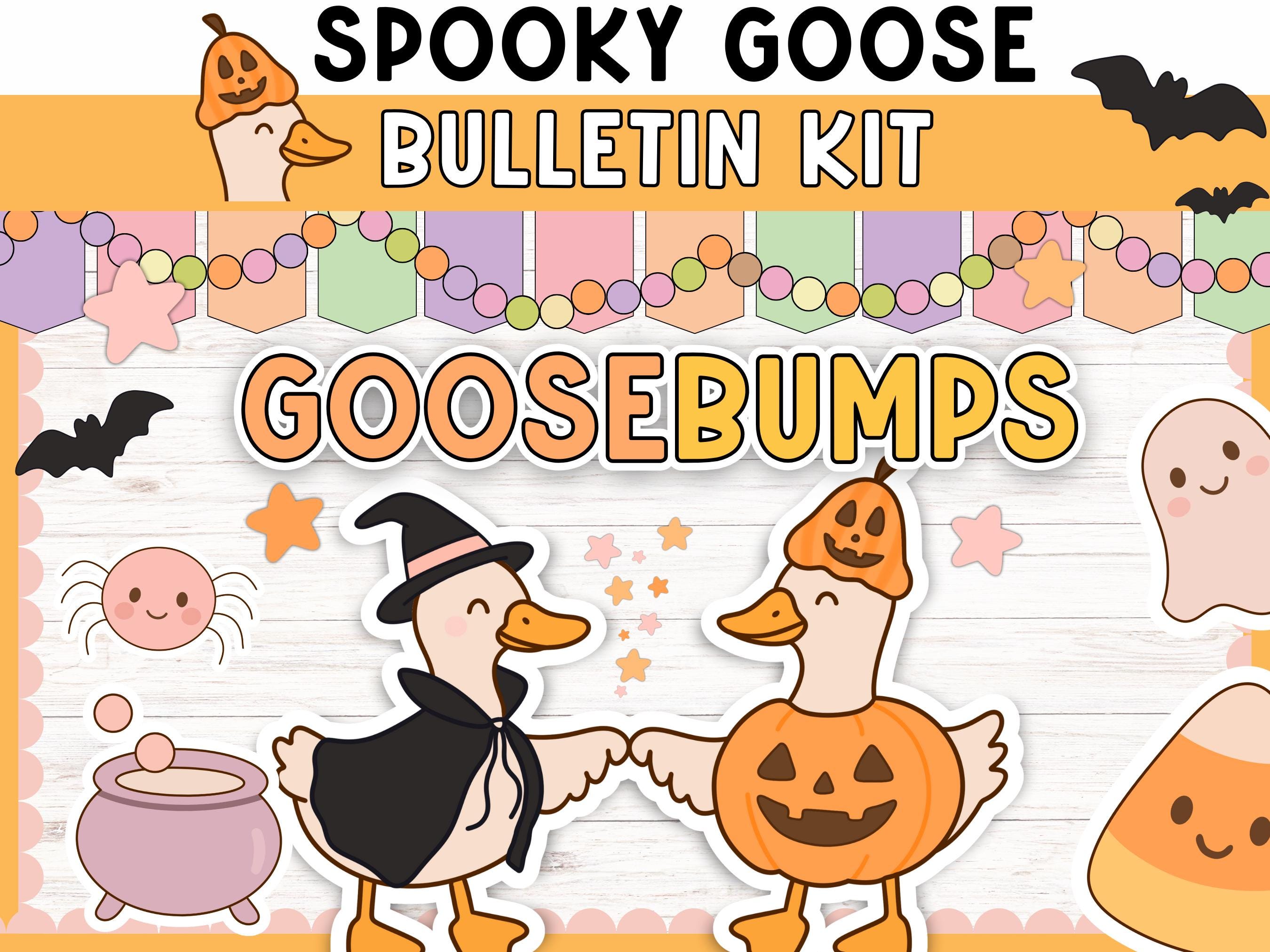 Halloween Goose Bulletin Board Kit: Spooky Classroom Decor (PDF ...