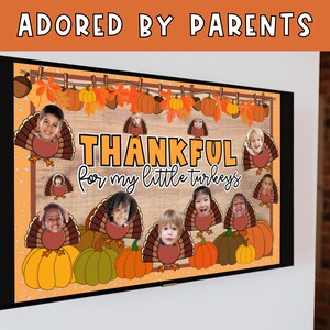 Thanksgiving Bulletin Board Kit | Classroom Decor for Thanksgiving ...