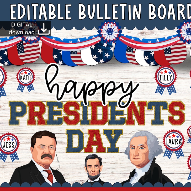 Presidents Day Bulletin Boards - Etsy