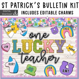 St Patrick’s Day Bulletin Board | Lucky Charms Bulletin Board | Easy ...