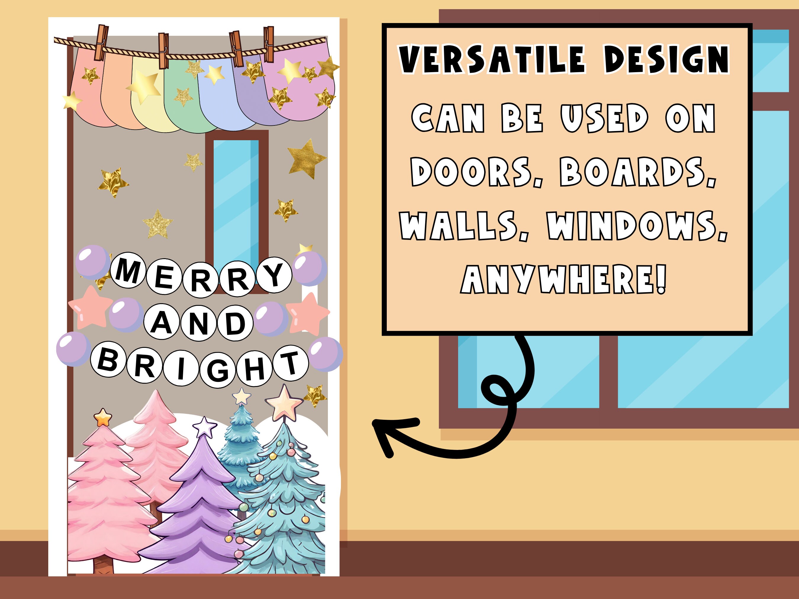 Friendship Bracelet Bulletin Board Christmas Bulletin Board Era Tour ...