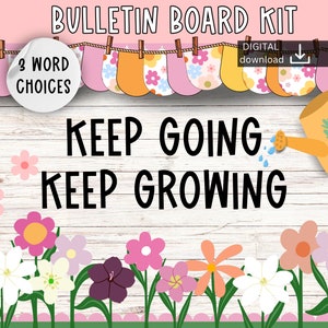 Spring Bulletin Board | Flowers Bulletin Board | Garden Bulletin Board ...